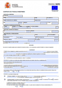 Modelo contrato eventual españa (Word y PDF) - modeloscontratos.com